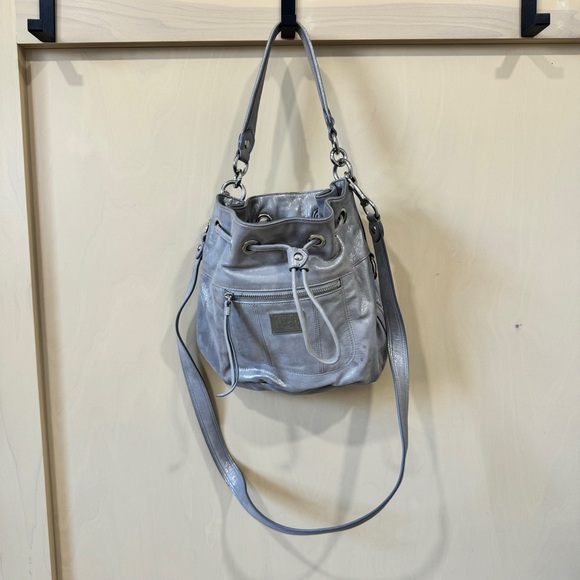 Coach | Bags | Coach Poppy Leather Cinch Bucket Bag | Poshmark